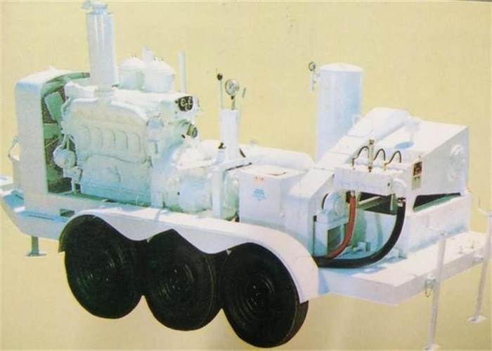 200HP Motor Driven High Pressure Blaster , Triplex Plunger Type Well ...